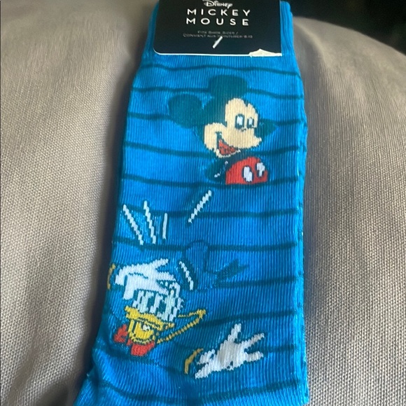 Disney | Underwear & Socks | Disney Blue Casual Socks With Mickey Mouse ...